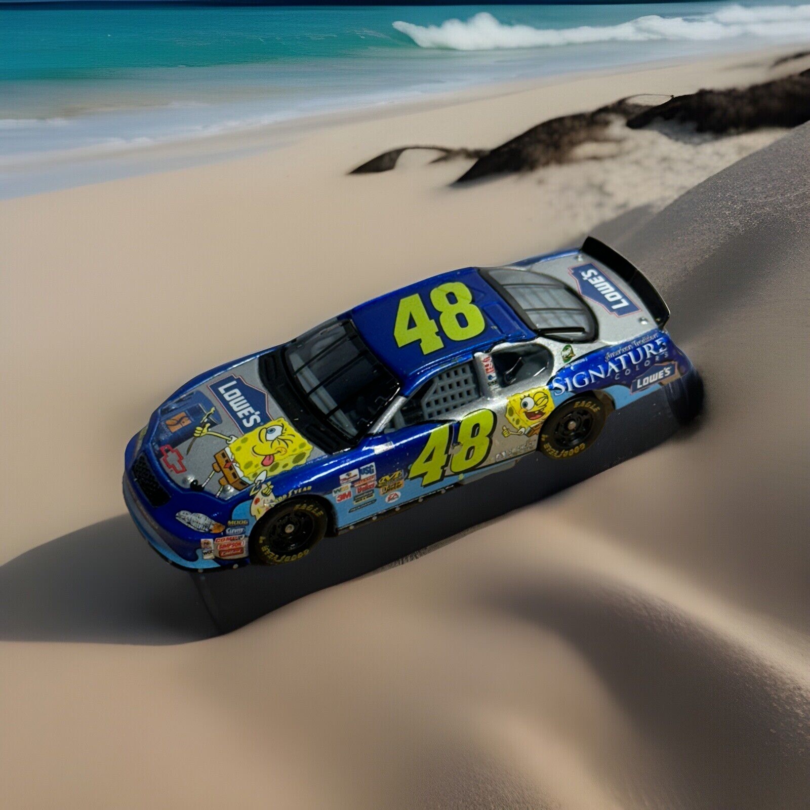 1/64 Nascar Diecast, Jimmie Johnson #48, SpongeBob SquarePants, Used ...