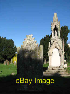 Photo 6x4 St Margaret's Church - churchyard Old Catton Ornate headstone ...