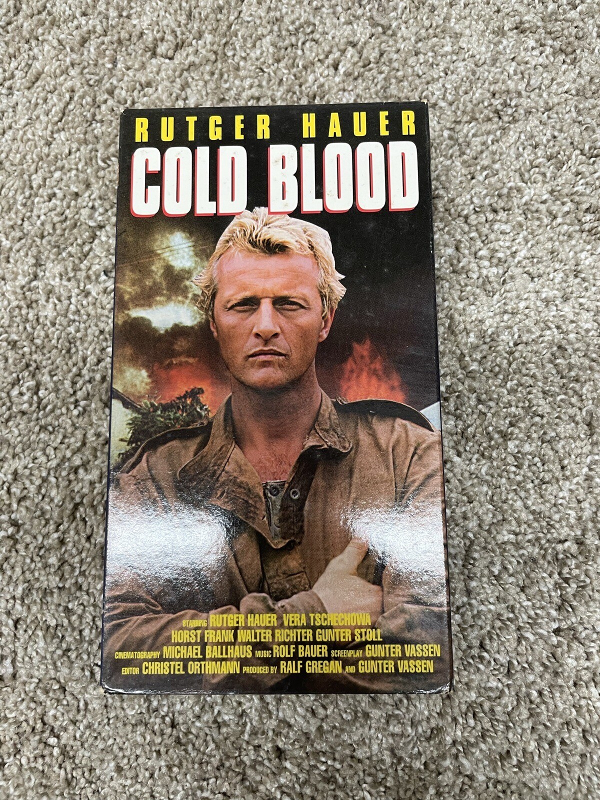 Cold Blood (VHS, 2000) Rutger Hauer. Mystery Thriller Action | eBay