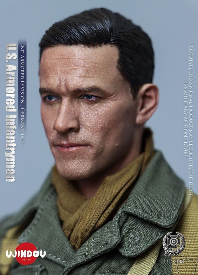 New UJINDOU UD9038 1/6 WWII U.S. Armored Infantryman Action Figure Toy ...