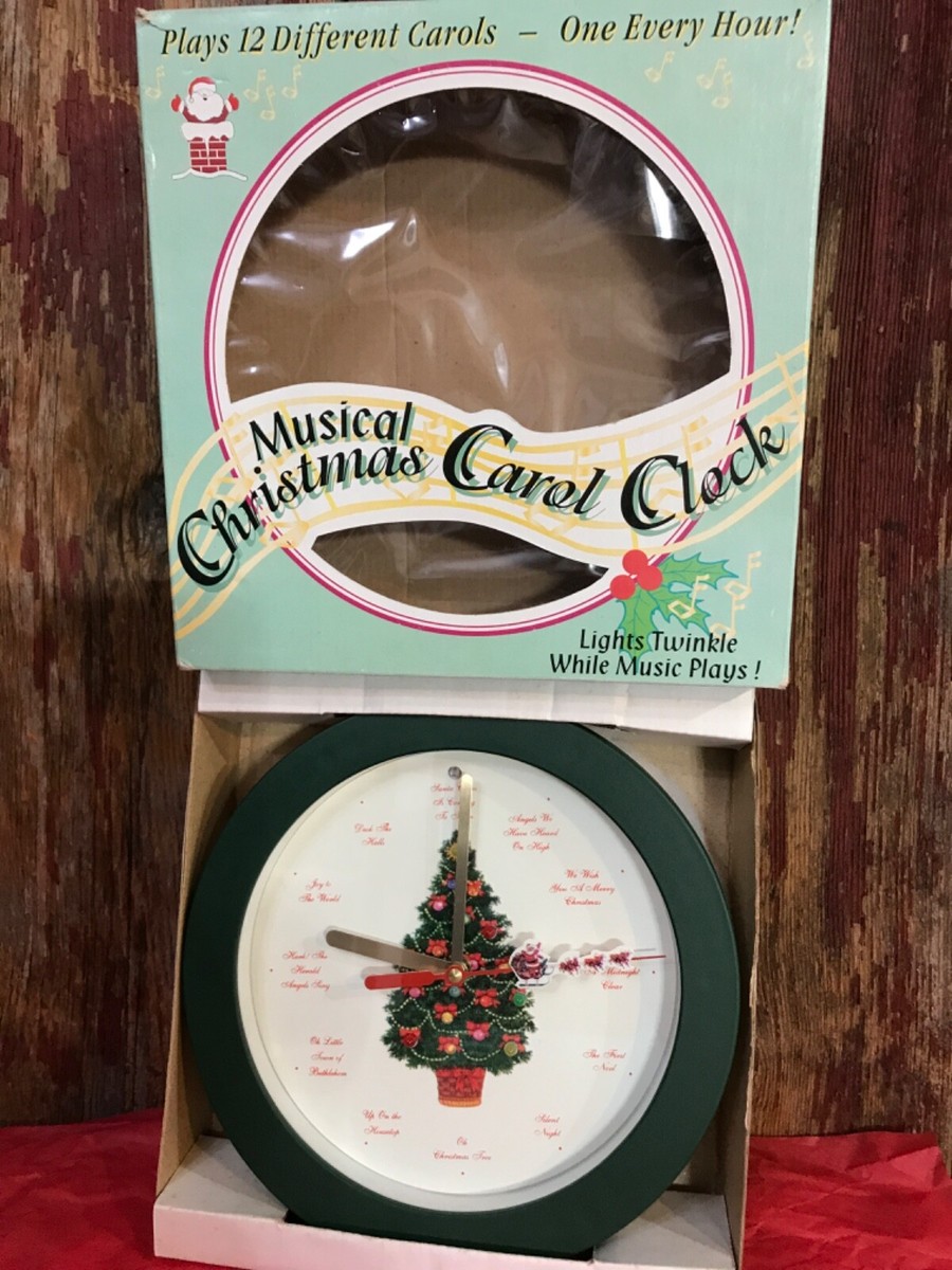 Carols Of Christmas Clock