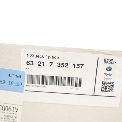 MINI CLUBMAN F54 REAR LEFT BUMPER TAIL LIGHT 63217352157 7352157 NO ...