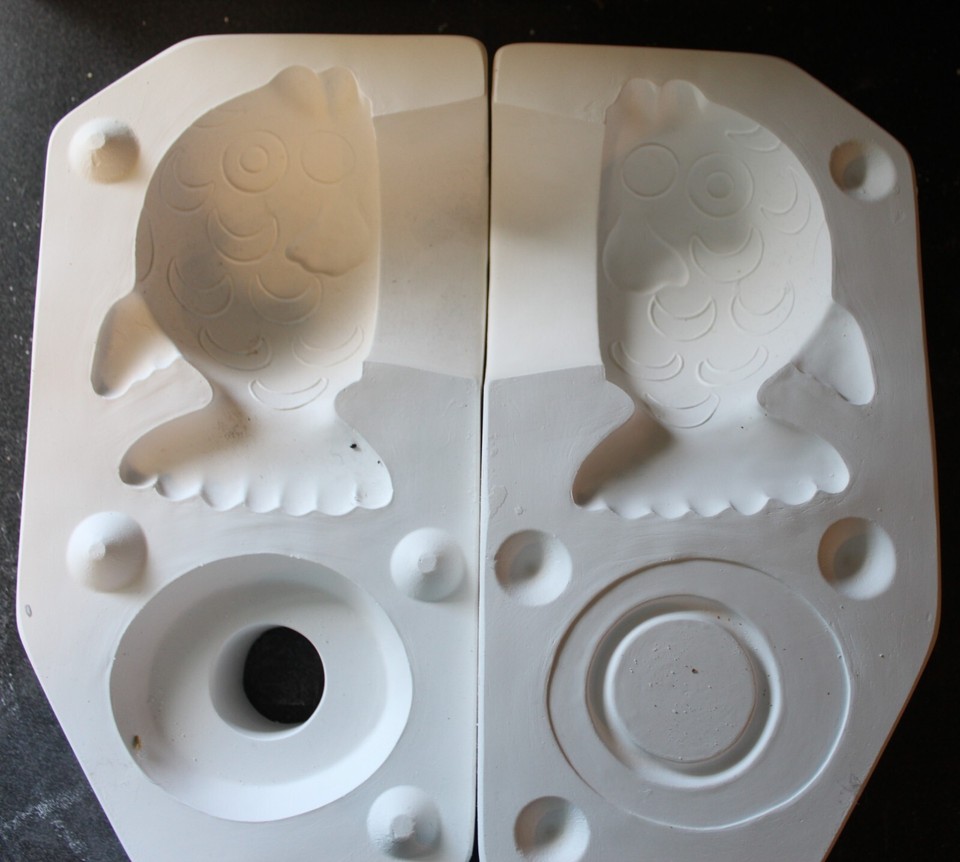 Clay Magic Ceramic Slip Mold Small Fish Light 2140 | eBay