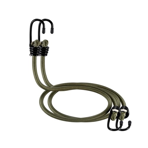 Bungee Cords With Hooks Camo Green 20 Inch 2 Pcs | eBay