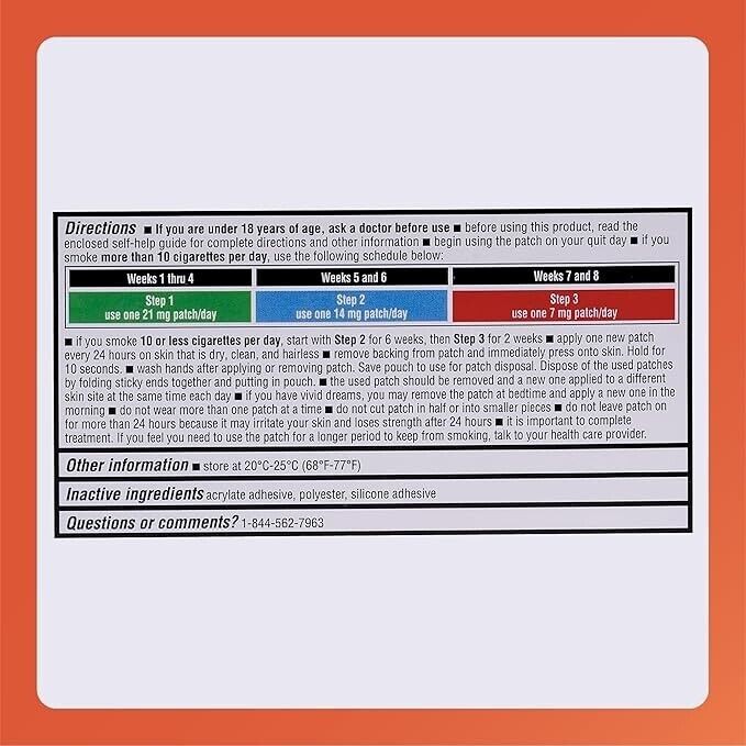 Rugby-Clear Nicotine Patches, Transdermal System Patch, Smoking Or ...