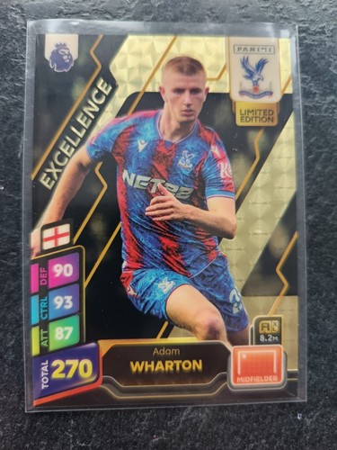 PANINI ADRENALYN XL PREMIER LEAGUE PLUS 2025 ADAM WHARTON PALACE ...