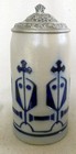 ALT Humpen Bierkrug Art Deco Neue Ära Jugendstil um 1920 Krug Zinn ...