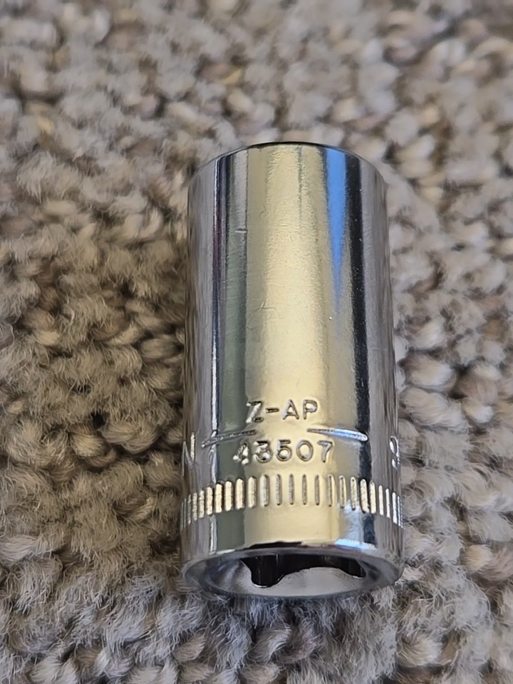 Craftsman 43507 9mm 6pt Socket 1/4" Drive Z-AP Series New | eBay