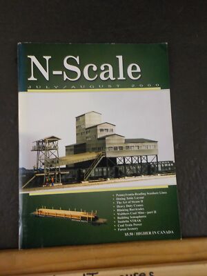 N Scale Magazine 2000 July August P-Rsl Layout Art of steam NP #65618 ...