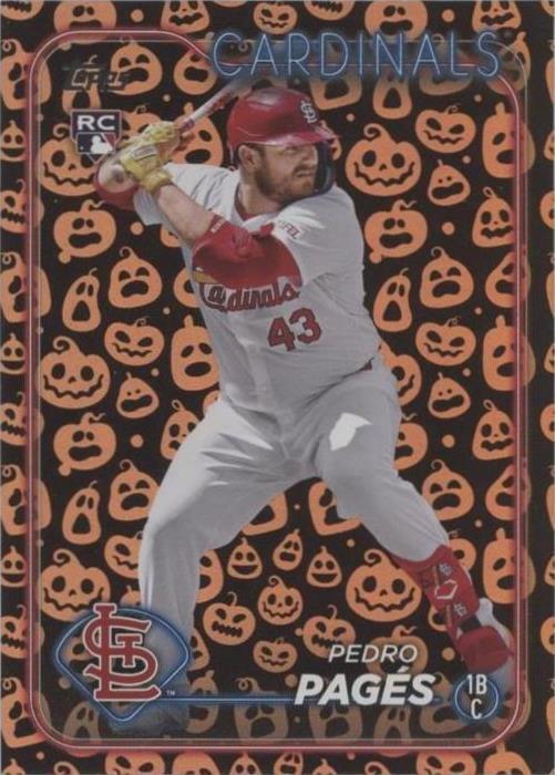 2024 Topps Update Series - Pedro Pages #US338 Jack-O'-Lantern Foil (RC ...