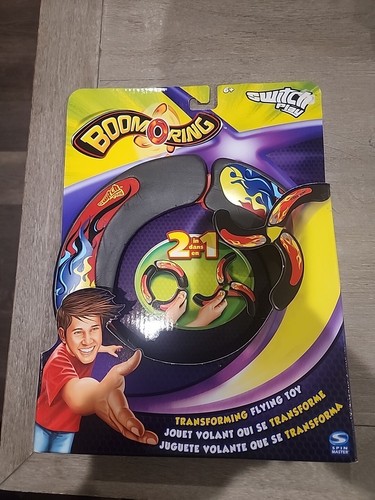 Spin Master Switch Play Boom-O-Ring Transforming Boomerang Disc Flying ...