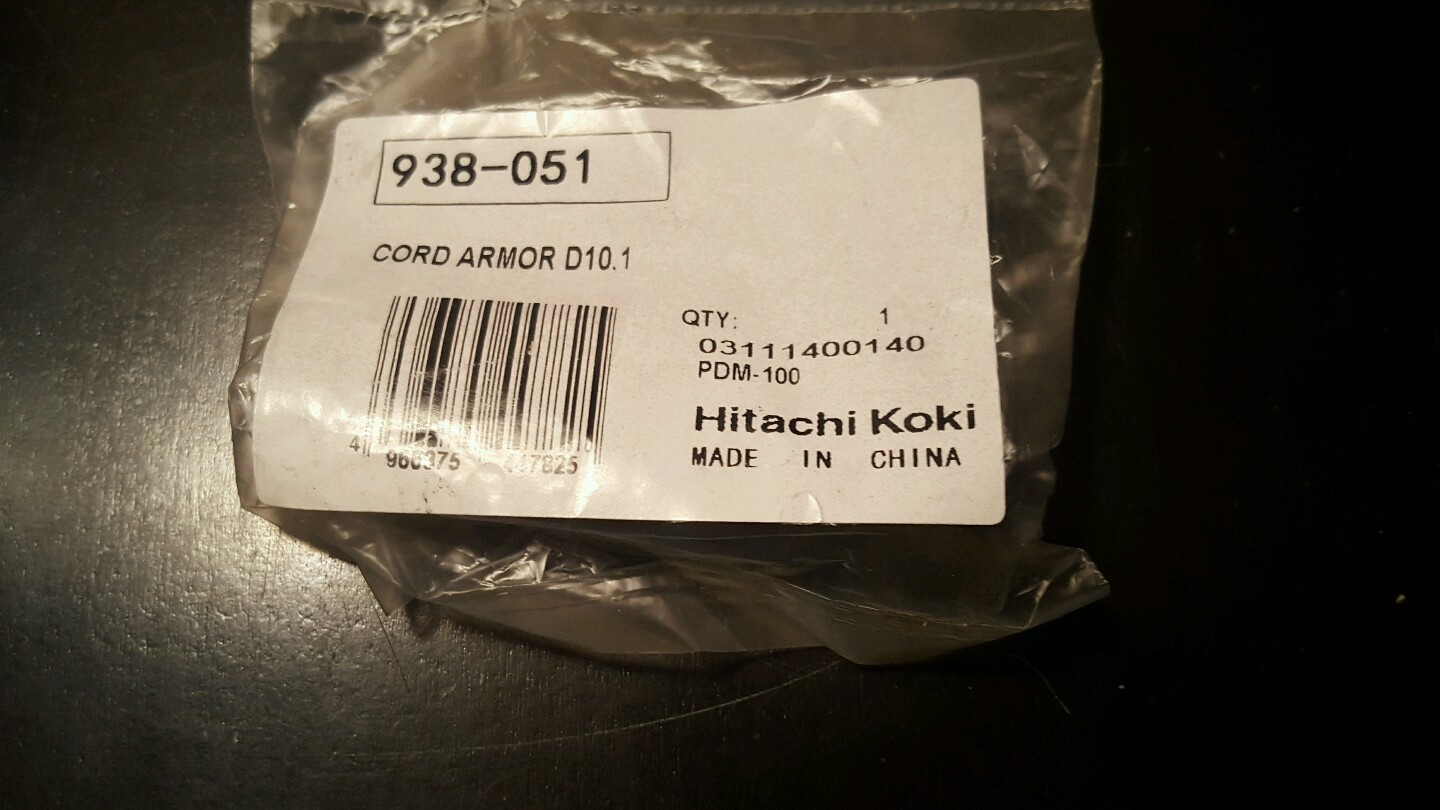 HITACHI 938051 CORD ARMOR D10.1 FOR CIRCULAR SAW/DRILL/HAMMERDRILL | eBay