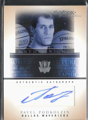 2004-05 SkyBox Autographics #FSA-PP Pavel Podkolzin Future Signs #/100 ...