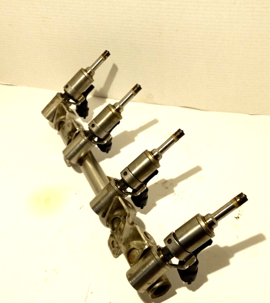 2010 - 2015 Mini Cooper S Fuel Rail w/ Injectors (4) Turbo ONLY OEM ...