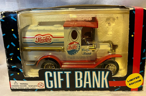 Pepsi-Cola Coin Bank Limited Edition Golden Wheel Die-Cast Metal | eBay