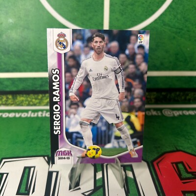 SERGIO RAMOS 239 - REAL MADRID -PANINI MGK MEGACRACKS LA LIGA 2014 2015 ...