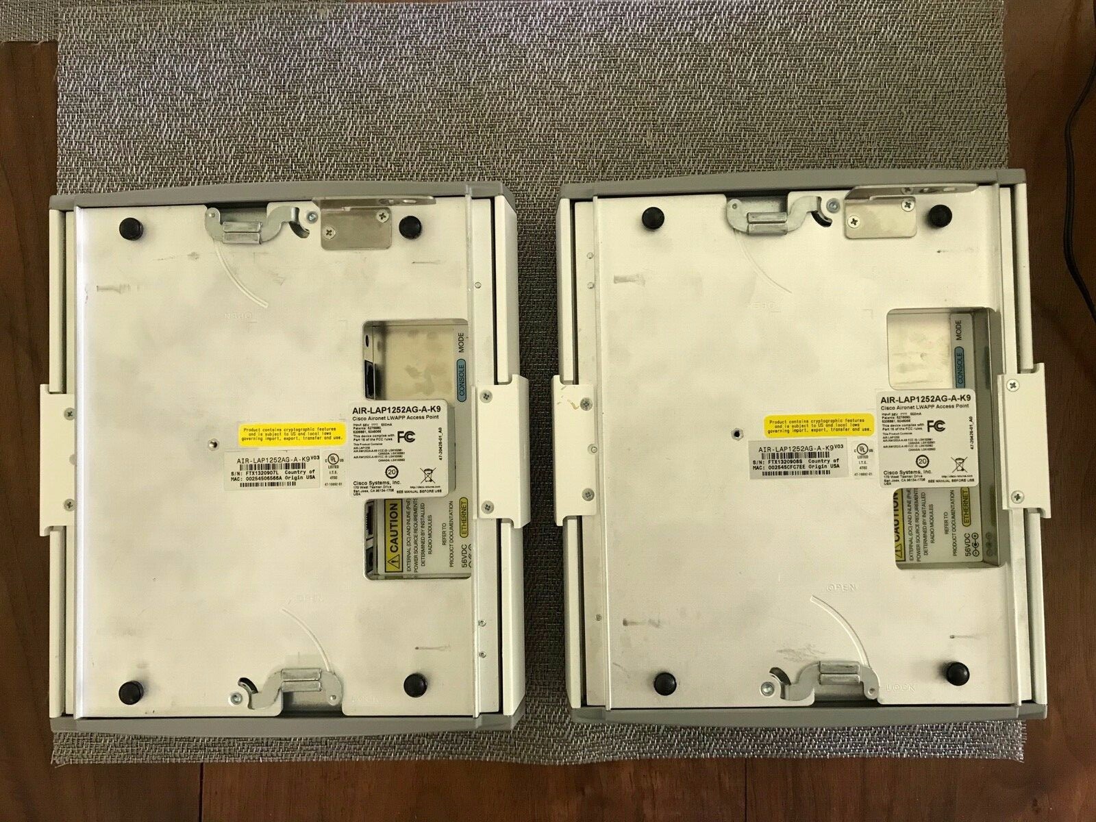 LOT OF 2 - CISCO 1252 Aironet LWAPP Access Point AIR-LAP1252AG-A-K9 | eBay