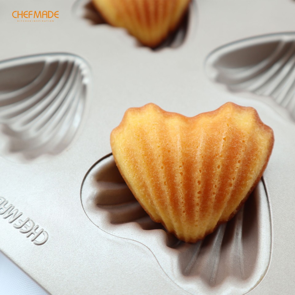 CHEFMADE Madeleine Pans, Spherical Shell Madeline Cake Pan | eBay