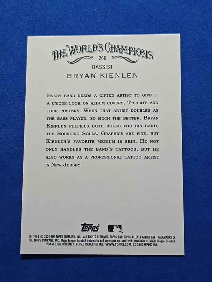 2024 Bryan Kienlan Topps Allen & Ginter #266 Rainbow Foil | eBay