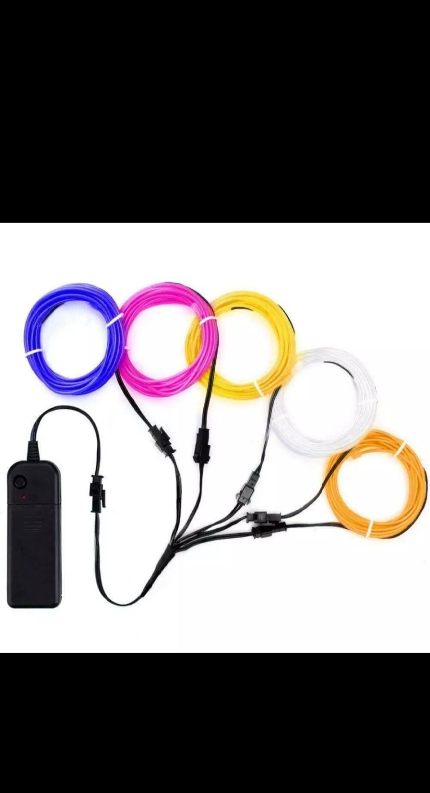 Zitrades El Wire Blue Super Bright Portable El Wires Kits ...