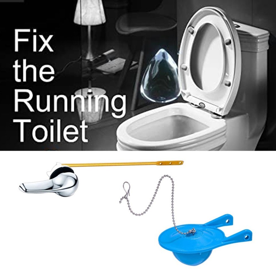 Adjustable Front Flush Toilet Rod and Drain Valve Cover Assembly Kit ...