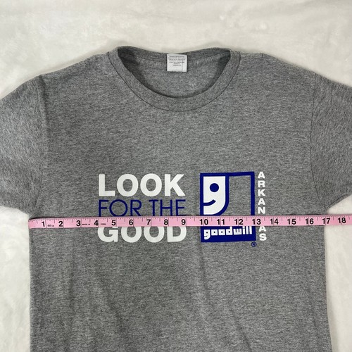 Goodwill Look for the Good Gray T-Shirt Size Small | eBay