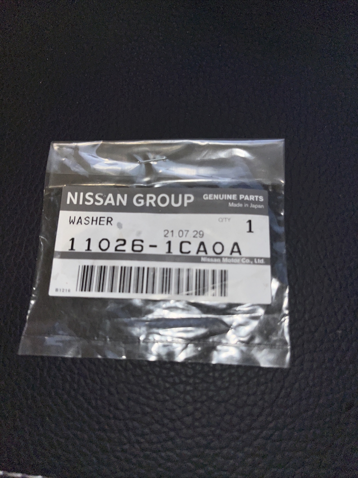 Genuine Nissan/Infinity Differential Drain Plug Washer 11026-1CA0A ...