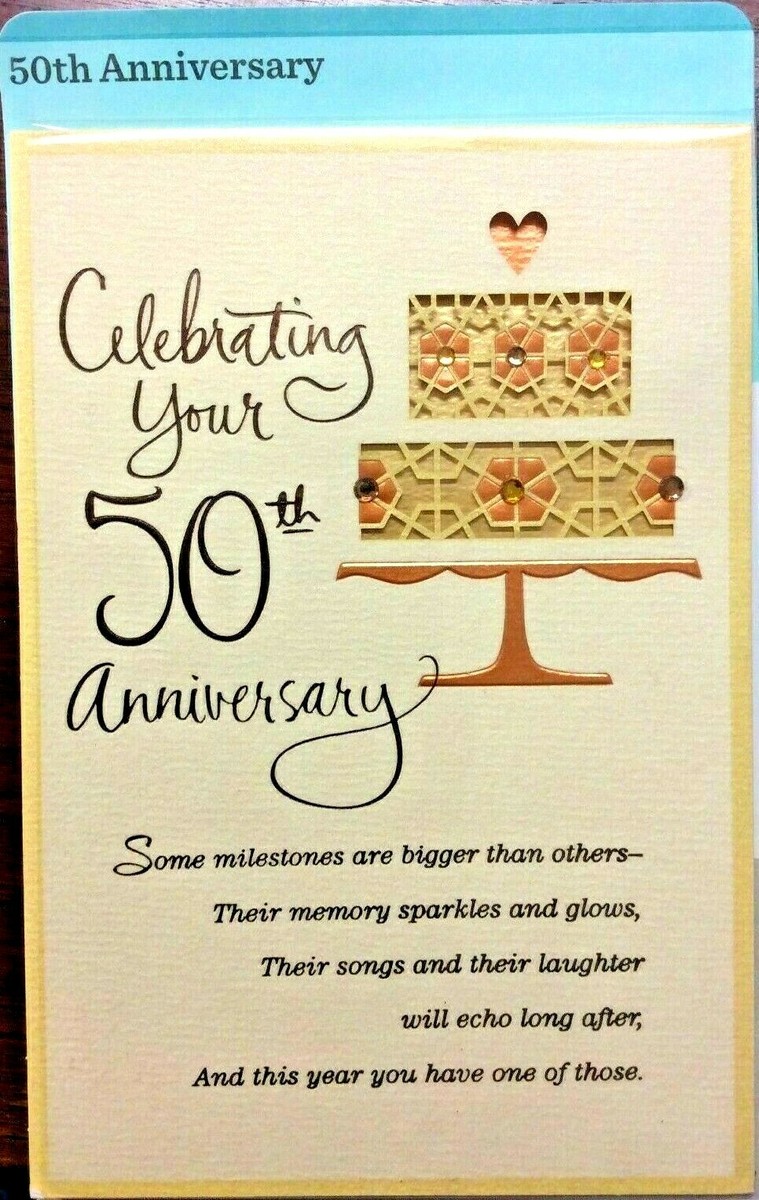 50th Anniversary Card Messages