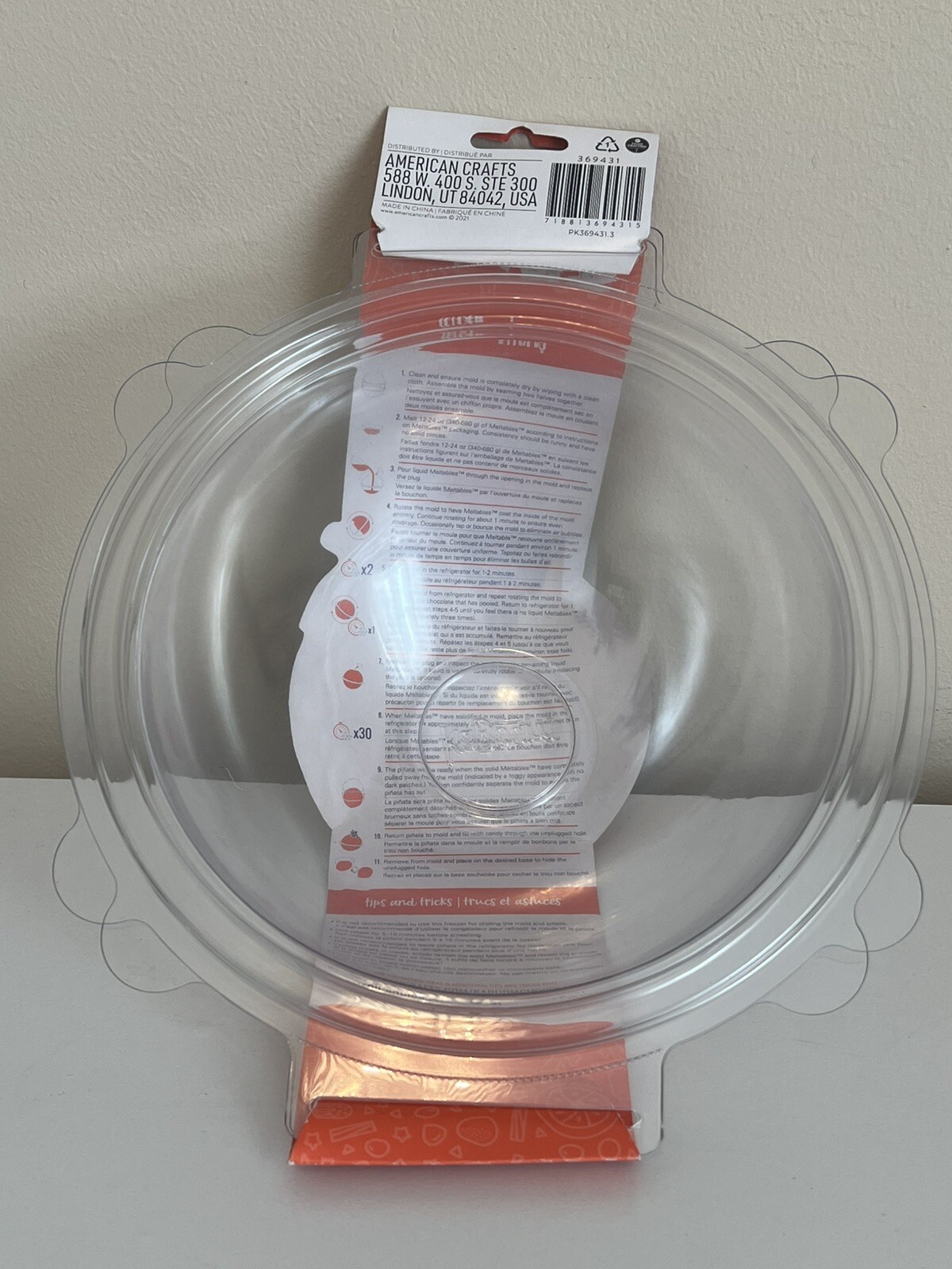 KaBoom Chocolaka 3pc Chocolate Sphere Ball Piñata Mold REUSABLE 369431 ...