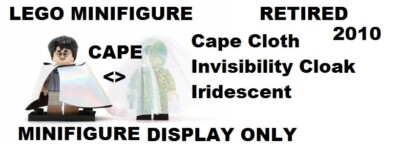 LEGO Minifigure Cape Cloth Harry Potter Invisibility Cloak Iridescent ...