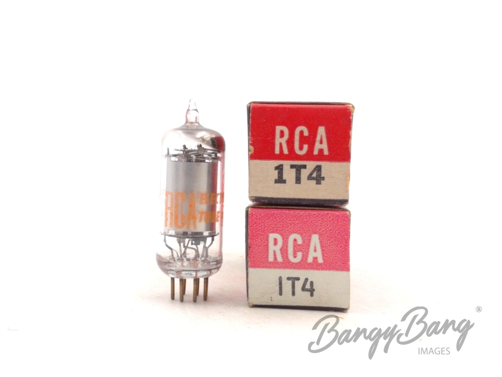 2 Vintage RCA 1T4/DF91/W17/1K2 Miniature Screened Pentode Audio Vacuum ...