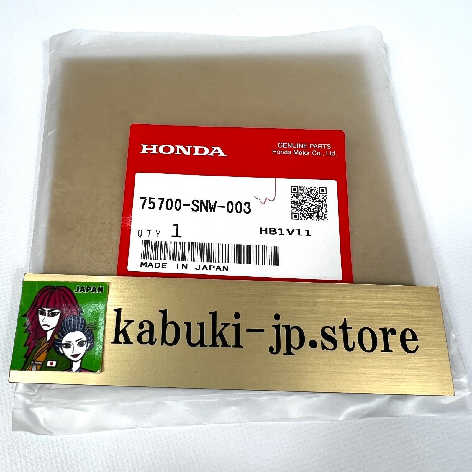 Genuine Honda 75700-SNW-003 06-11 FD2 CIVIC TYPE R Front Red "H" Emblem ...