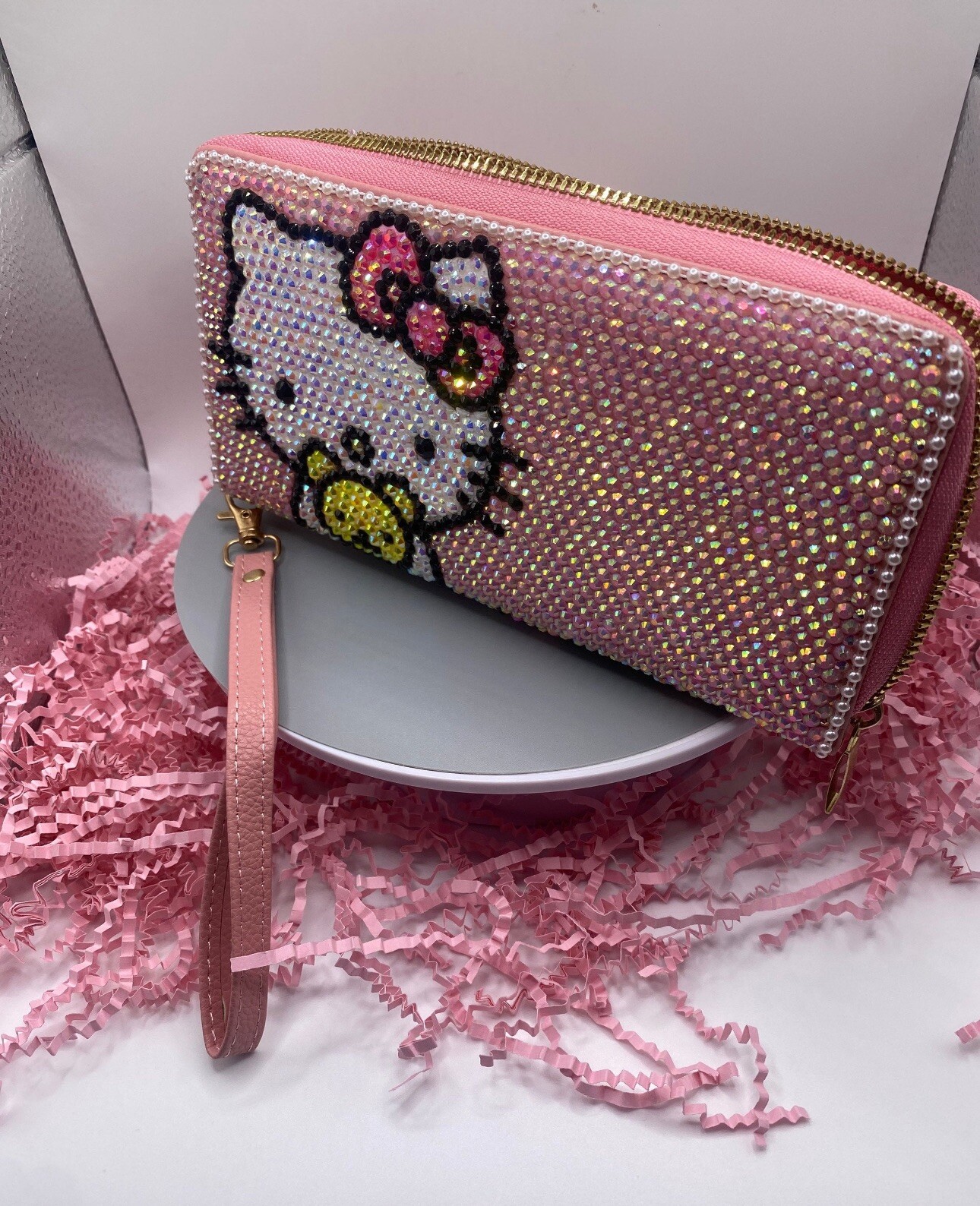 Hello Kitty Bling Wallet | Bedazzled | Clutch Wallet | US Seller ...