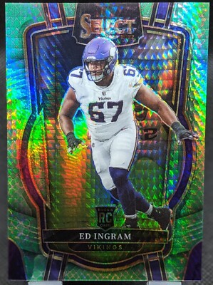 2022 Select Ed Ingram Club Level Dragon Scale RC #236 70/89 | VIKINGS ...