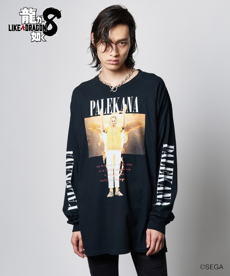 Ryu ga Gotoku Yakuza x glamb Bryce Fairchild Long Sleeve T-shirt Black ...