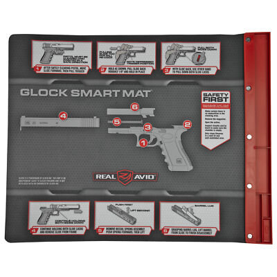 Real Avid Glock Smart Mat Gun Cleaning Mat w/Magnetic Parts Slip ...