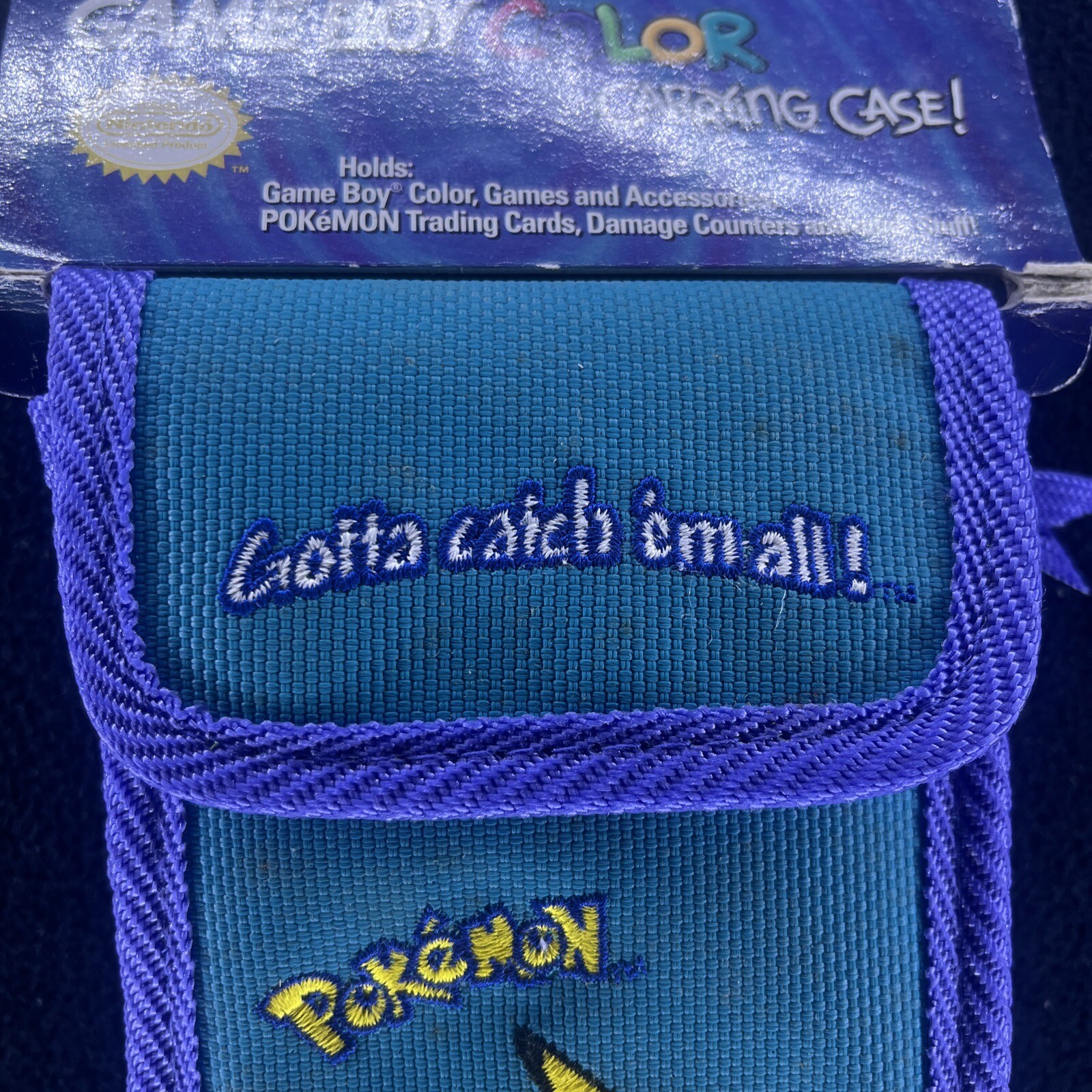 GAME BOY COLOR POKÉMON CARRYING CASE — MODEL GB4 — TEAL & PURPLE — NEW ...