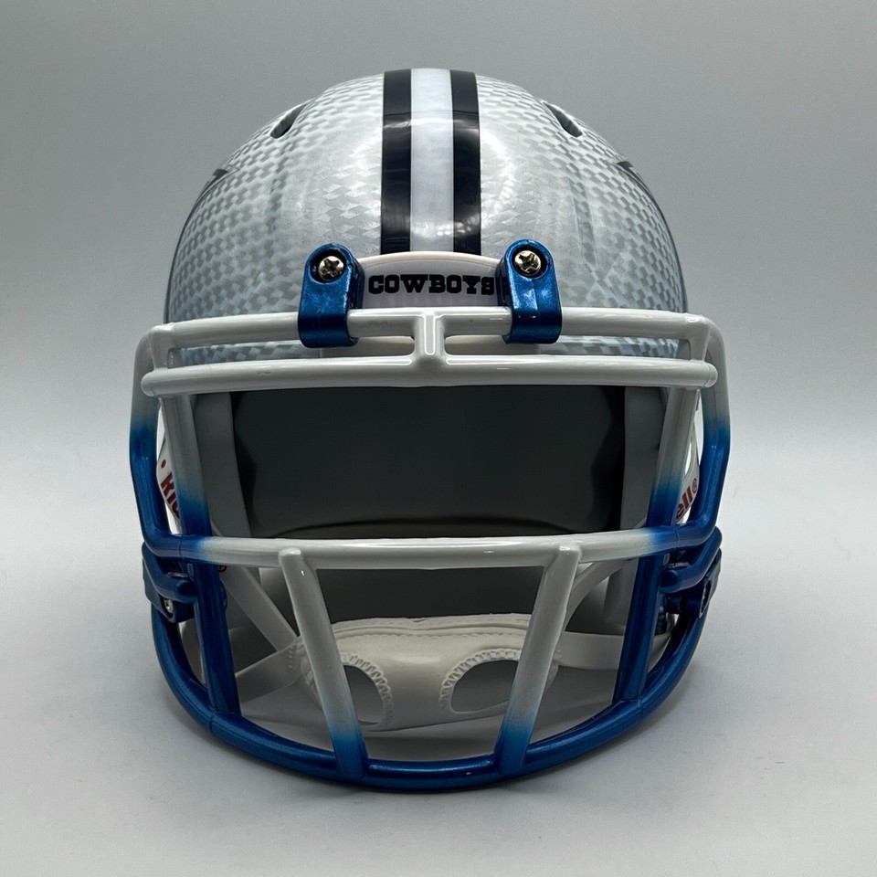 Dallas Cowboys CUSTOM 2-Tone Hydro-Dipped Mini Football Helmet | eBay