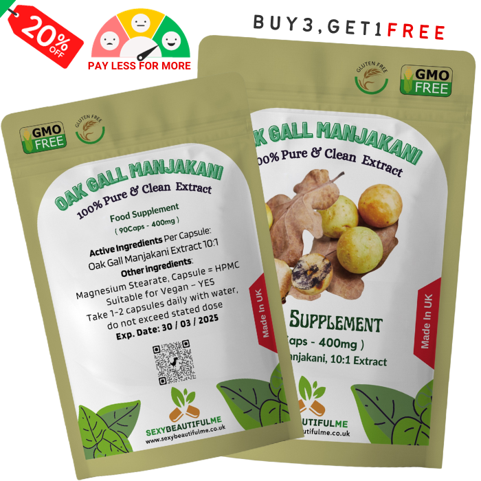 ''Manjakani Oak Gall'' Capsules 400mg-Vaginal Tightening&Women Health ...