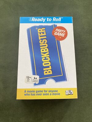 Blockbuster Party Game - Ready To Roll - Movie Trivia - Big Potato ...