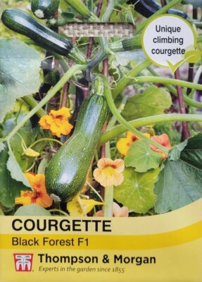 CLIMBING COURGETTE SEEDS – BLACK FOREST F1 (UNIQUE) - SOW BY 27 ...