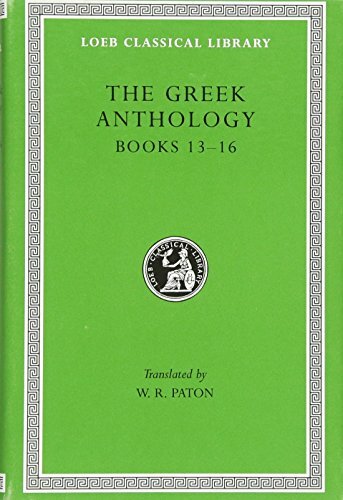 005: Greek Anthology: v. 5 (Loeb Classical Library), Anthology ...