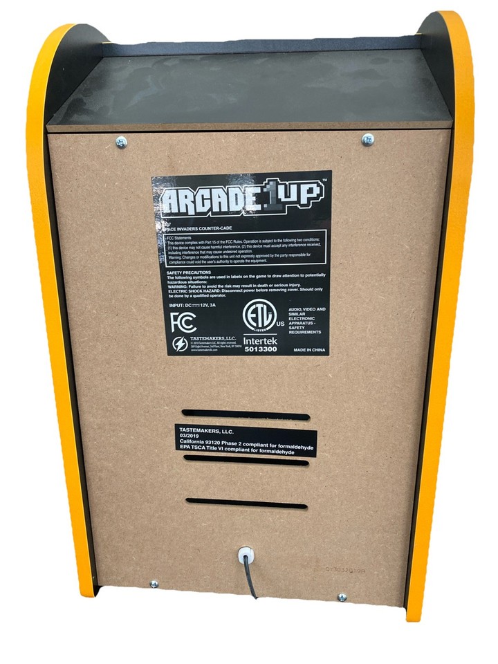 Arcade1Up Space Invaders Counter-Cade Countertop Arcade 1up Countercade ...