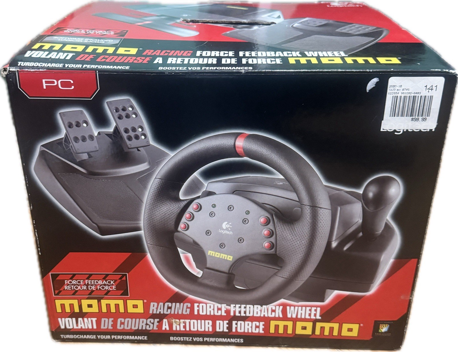 Logitech MOMO PC Steering Wheel, Vintage 97855015006| eBay