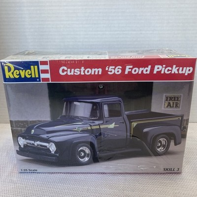 VINTAGE New - Revell Custom ‘56 Ford Pick-Up Model Kit - 1/25 Dark Blue ...