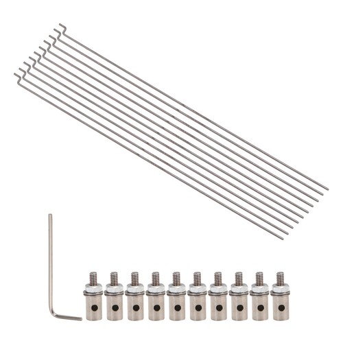 10x Push Rod & Linkage Stoppers Servo Arm Connectors Adapter for RC ...