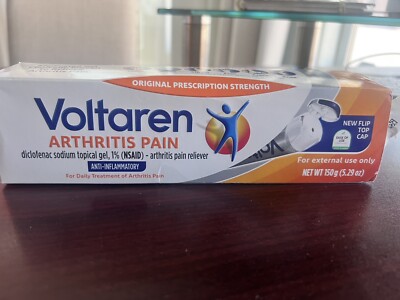 Arthritis Pain Relief Topical Gel 5.29 Oz Voltarin Expires 04/2026 ...