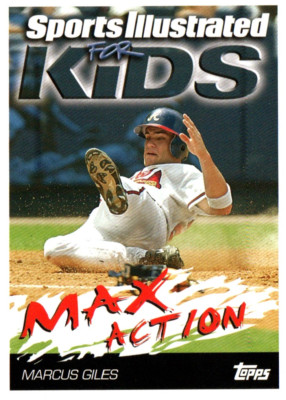 Marcus Giles 2B - Topps /Braves, 2006 #2 Max Action Baseball Card ...