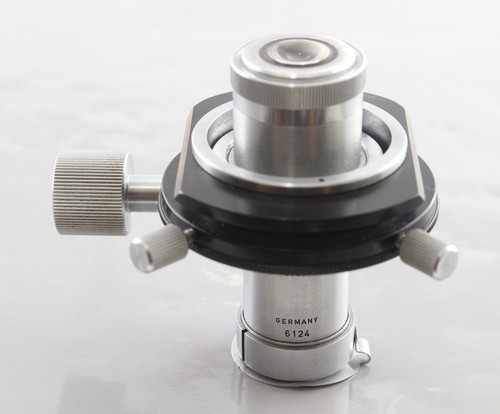 Leitz Heine Variable Phase Condenser with Oil Top Lens Microscope | eBay