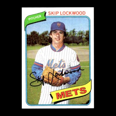Skip Lockwood 1980 Topps New York Mets #567 R312G 21 | eBay
